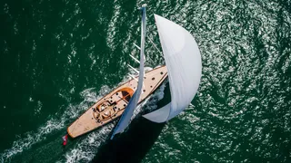 On board the Spirit Yachts flagship sailing yacht Geist